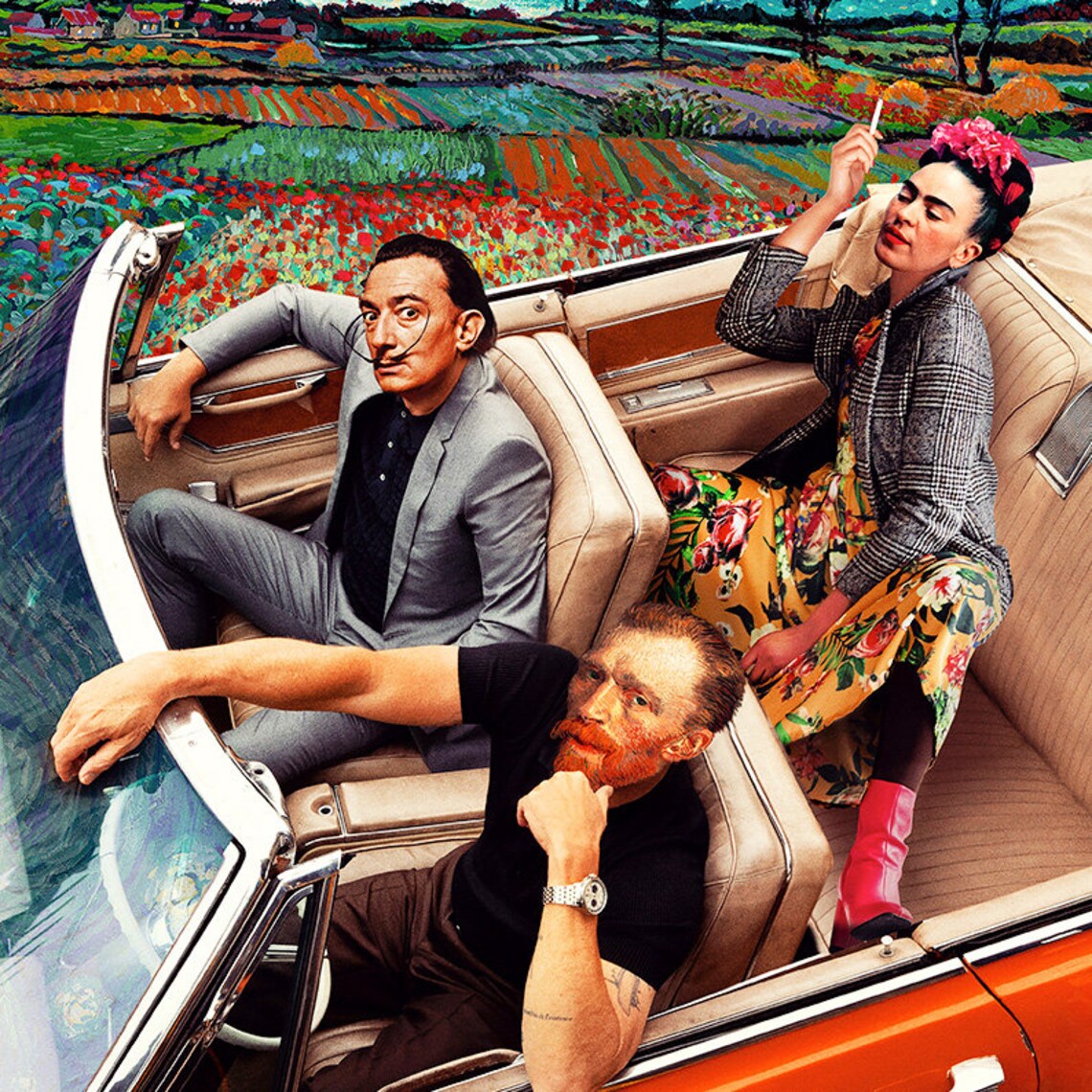 Once Upon a Time Art frida Kahlo Salvador Dali Vincent Van - Etsy