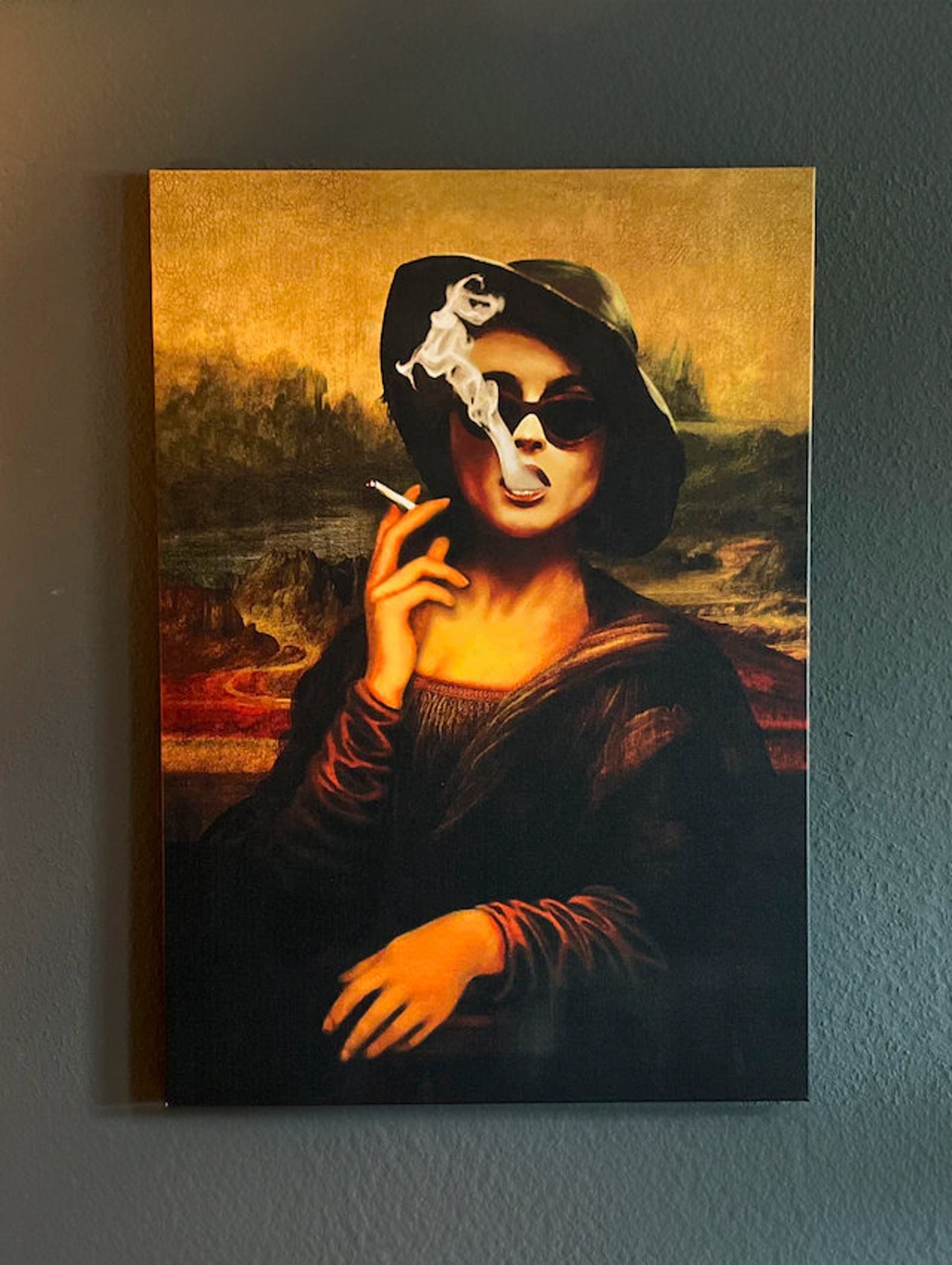 Marla Lisa - Fight Club - Mona Lisa (failunfailunmefailun) - Etsy