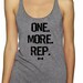 One.more.rep Racerback Tank Top Crossfit Fitness Exercise Tank Tops - Etsy