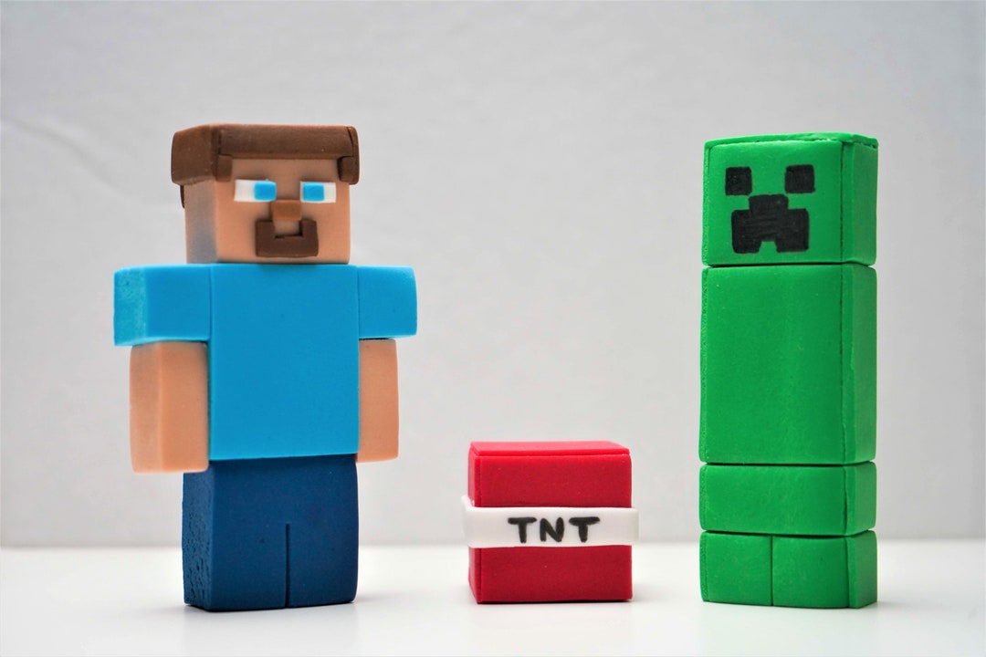 Minecraft Inspired Cake Toppers | Minecraft Edible Cake Toppers ...