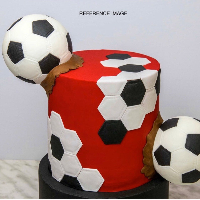 Football Cake Topper | Soccer Cake Topper | Handmade Soccer Topper ...