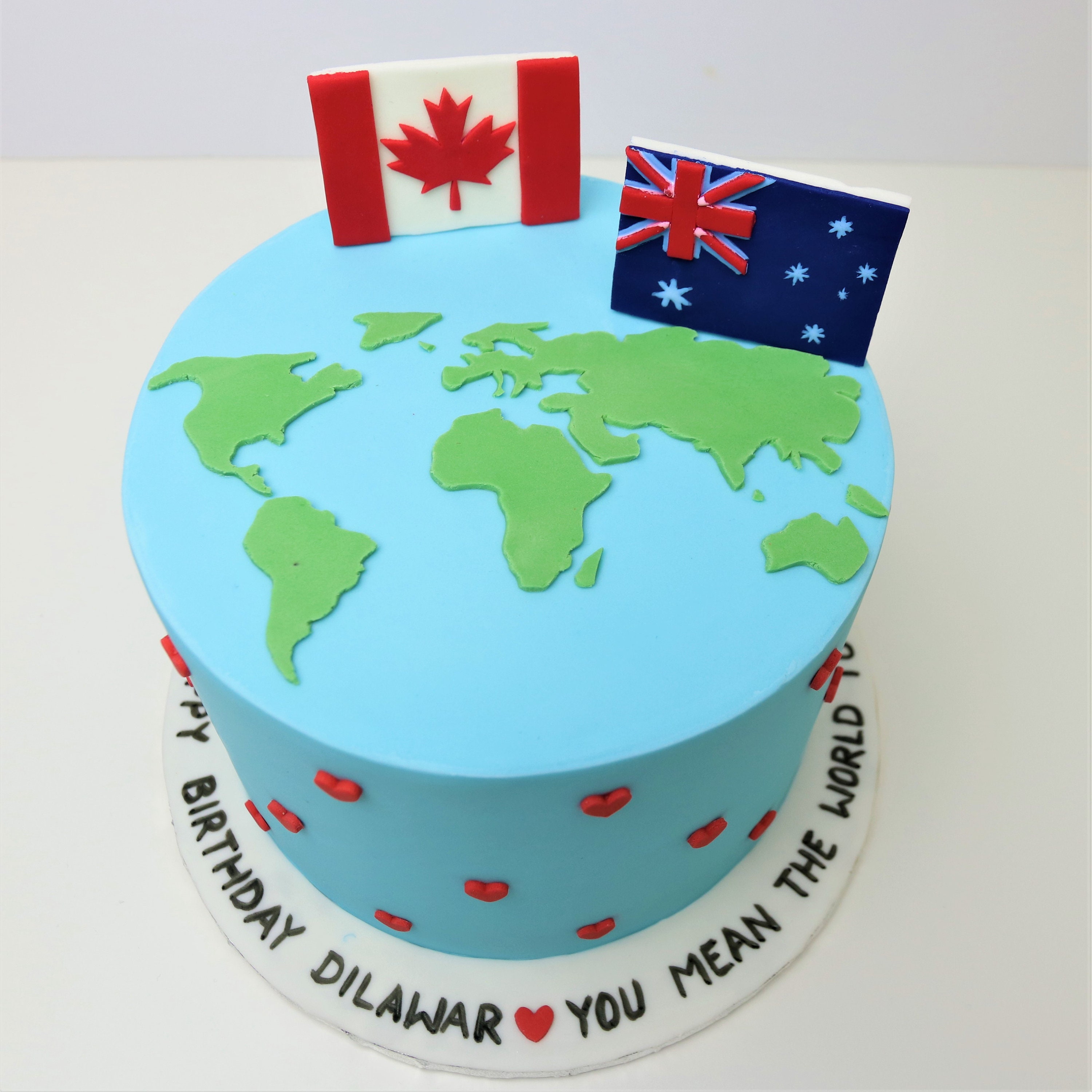 Fondant Plane and Flags Cake Topper Fondant Plane Topper - Etsy