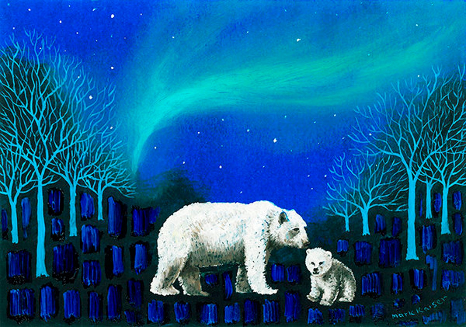 Spirit Bears, British Columbia, Northern Canada, Art, Giclee, Print ...