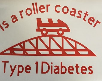 Roller Coaster Vinyl Decal - Etsy