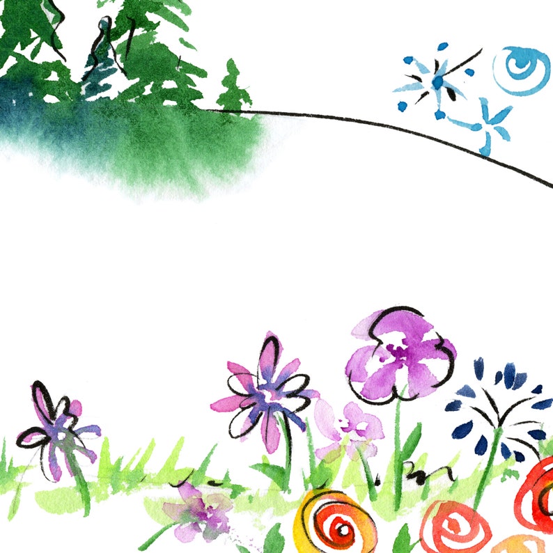 Four Seasons – Watercolor Art Print - Etsy