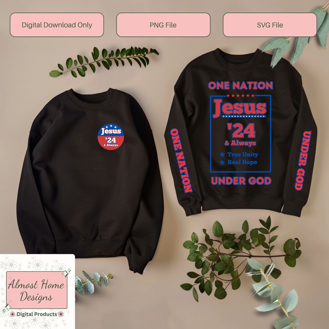 Jesus Vote '24 Png Svg File Political Sublimation Religious Sublime ...