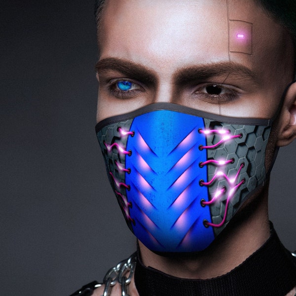 Mecha Face Mask - Etsy