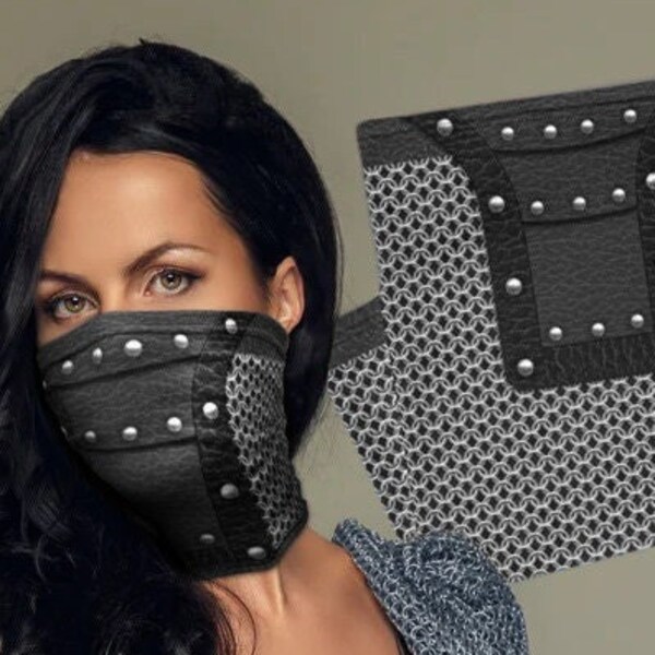 Leather Face Mask - Etsy