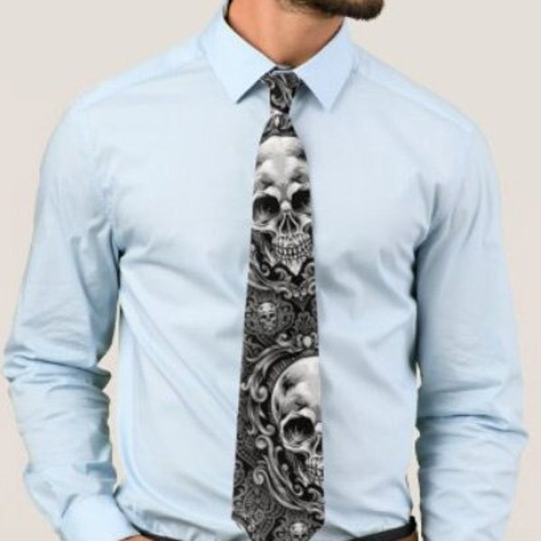 Gothic Tie - Etsy