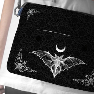 Black Gothic Crossbody Shoulder Bag Bat Messenger Bag Witchy - Etsy Canada