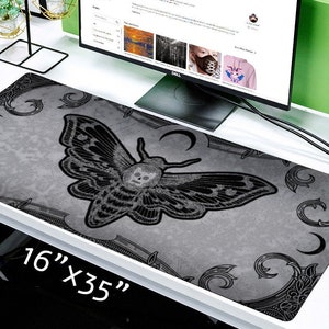 Gothic Desk Mat Gothic Office Decor Gothic Mouse Pad Gothic Home Decor ...