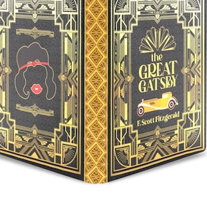 Book Wallet, Great Gatsby Wallet, Art Deco Wallet, Dark Academia Wallet ...