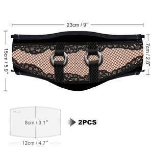Fishnet Face Mask Printed Face Mask Lace Face Mask Sexy Face Mask ...