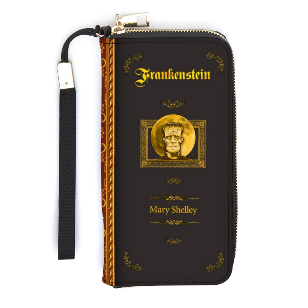 Book Wallet, Frankenstein Wallet, Gothic Wristlet, Horror Wallet, Dark ...