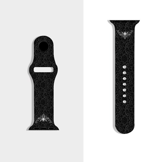 Goth Apple Watch Band Death's Head Hawk Moth Apple Watch - Etsy