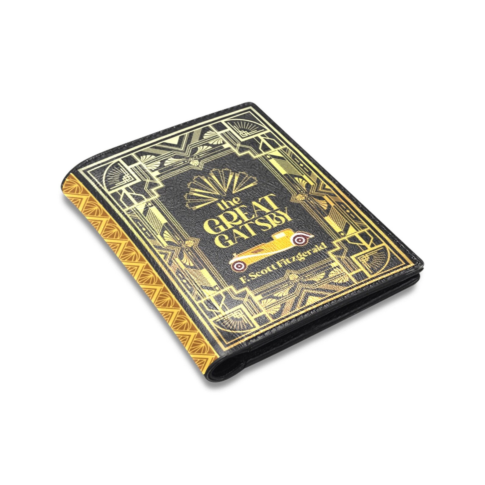 Book Wallet Great Gatsby Wallet Art Deco Wallet Dark - Etsy