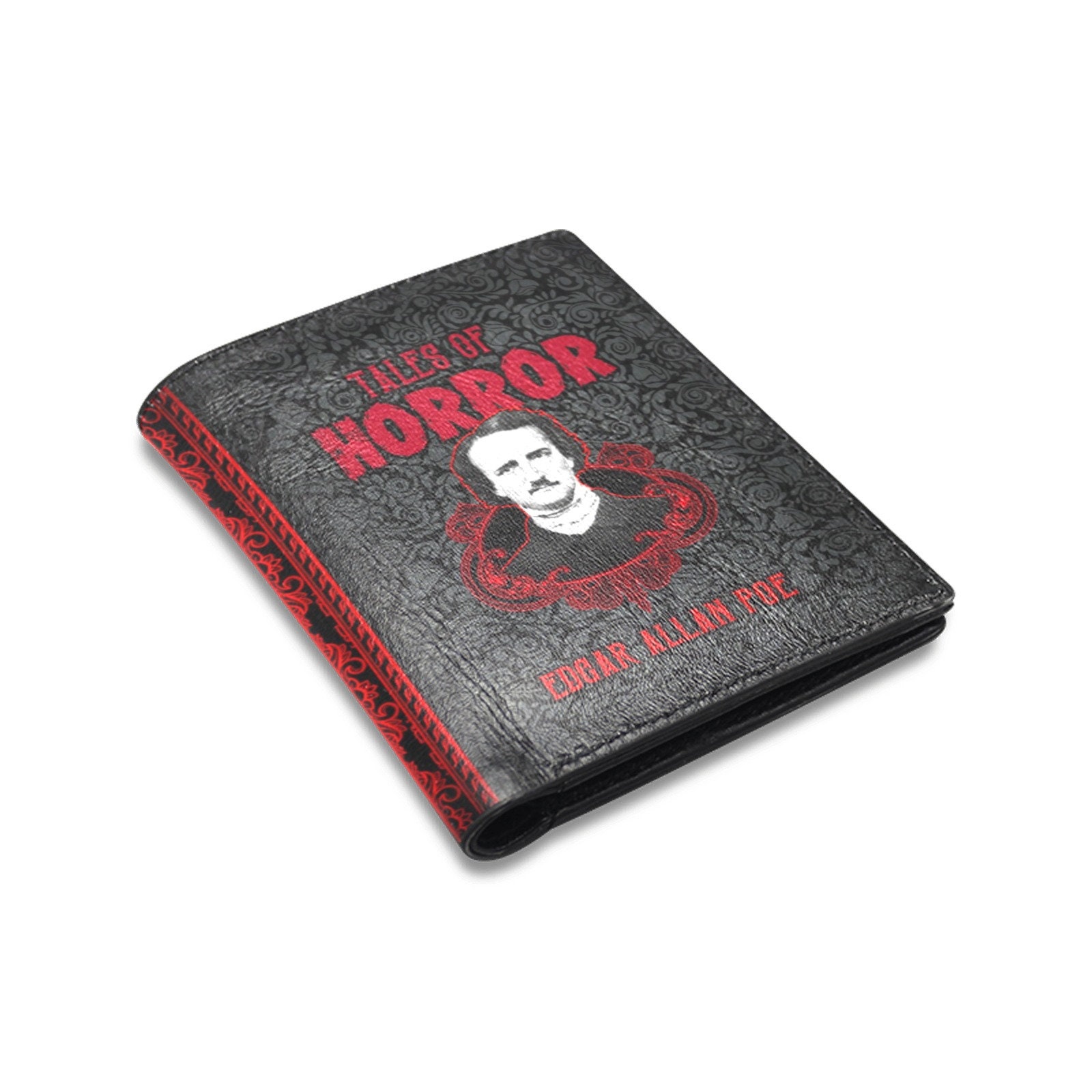 Gothic Book Wallet Edgar Allan Poe Wallet Dark Academia - Etsy