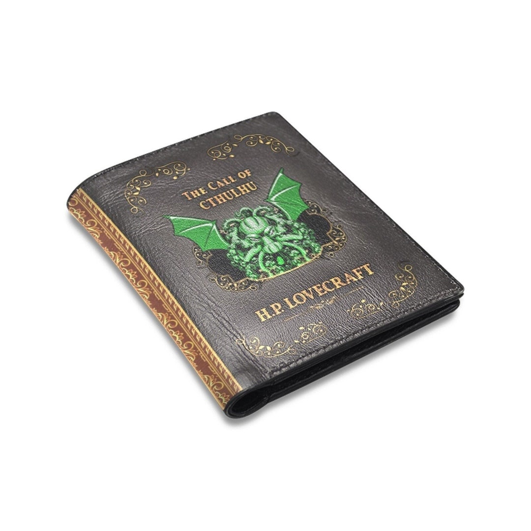 Book Wallet, Goth Wallet, Horror Wallet, Cthulhu Wallet, Dark Academia ...