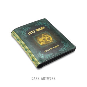 Book Wallet, Little Women Book Wallet, Dark Academia Wallet, Vegan ...
