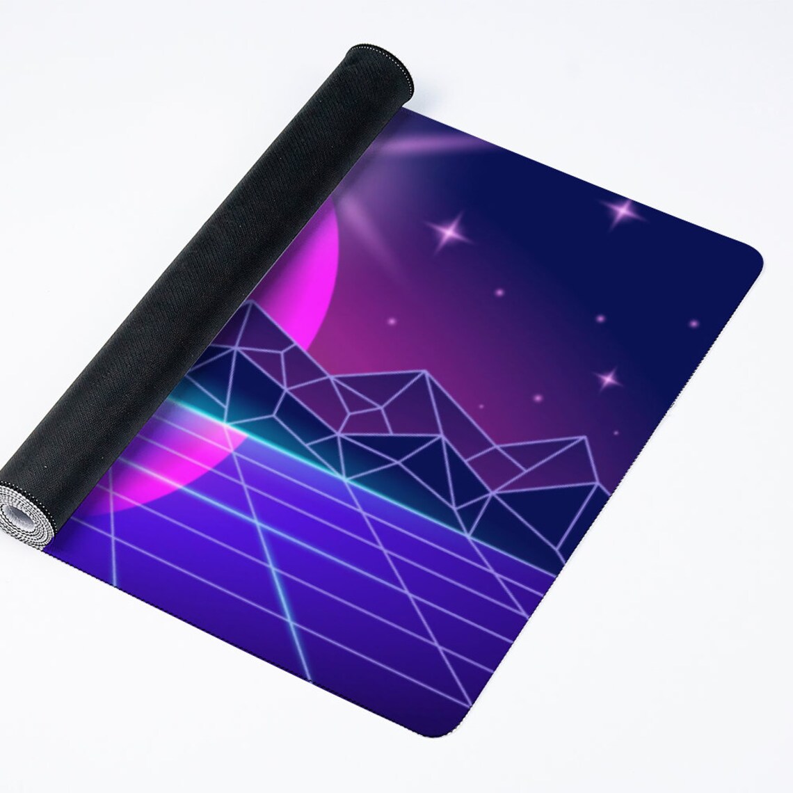 Retro Desk Mat Cyberpunk Desk Mat Vaporwave Desk Mat | Etsy