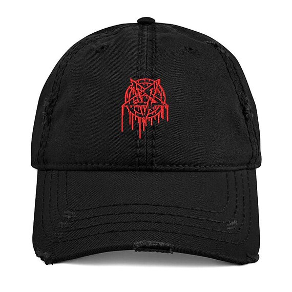 Satanic Hat Pentagram Hat Gothic Hat Satanic Baseball Hat - Etsy Australia
