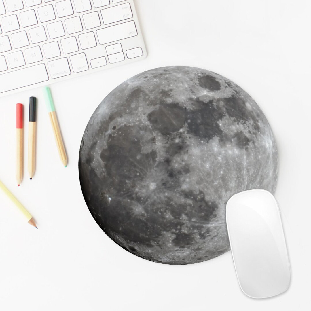 Moon Mouse Pad Celestial Mouse Pad Planet Mouse Pad Space Mouse Pad ...