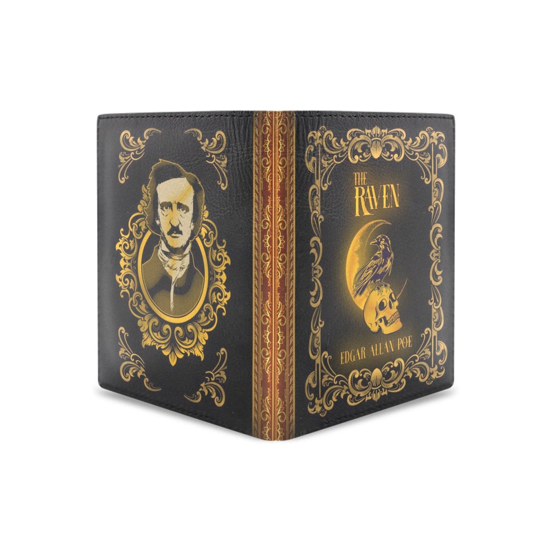 Book Wallet, the Raven, Edgar Allan Poe, Gothic Wallet, Dark Academia ...