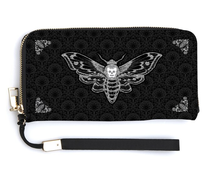 Cottagecore Witch Moon Phase Wallet, Witchy Goth Fern Wallet, Cute Boho ...