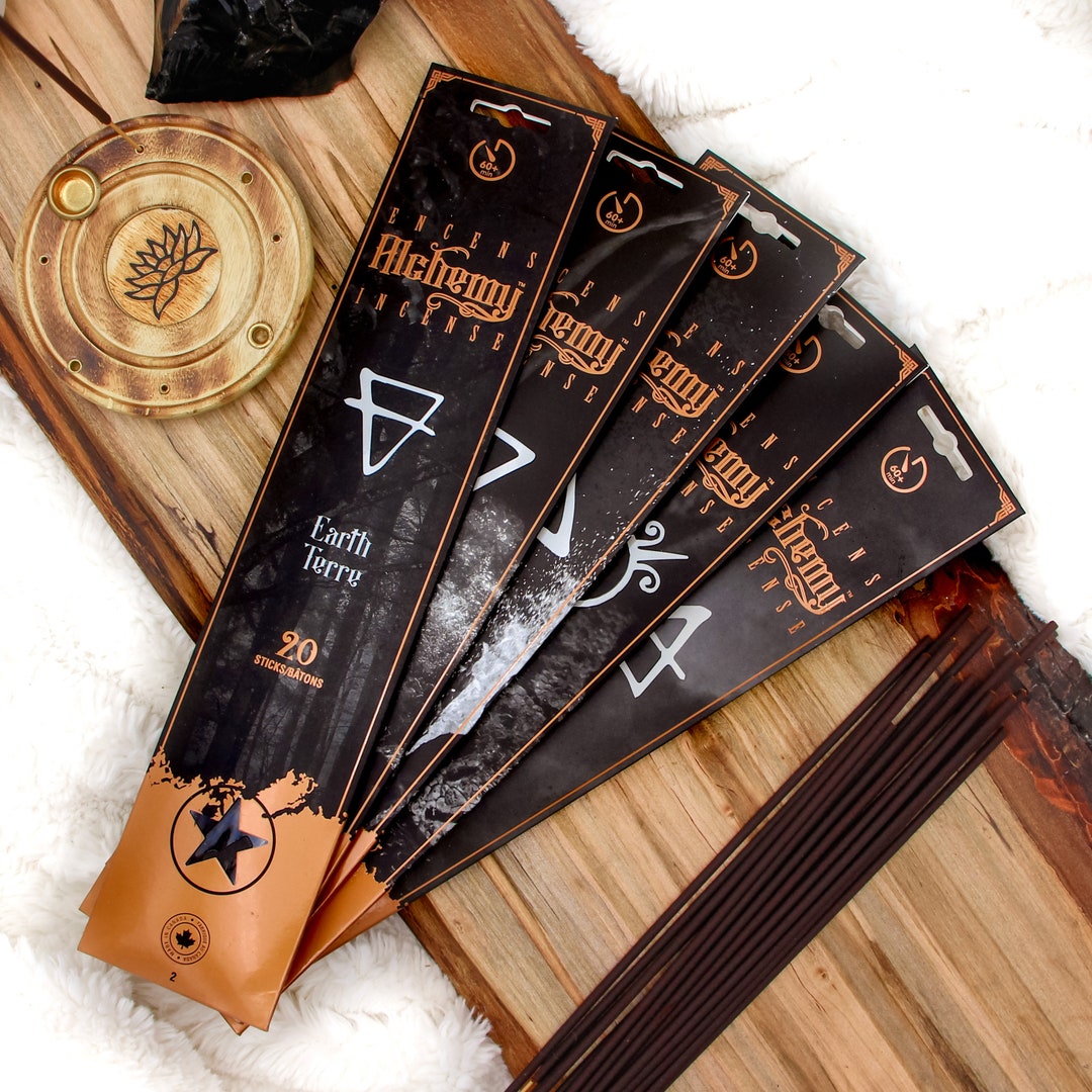 Alchemy Elements Incense Sticks | Fire, Air, Earth, Water Incense ...