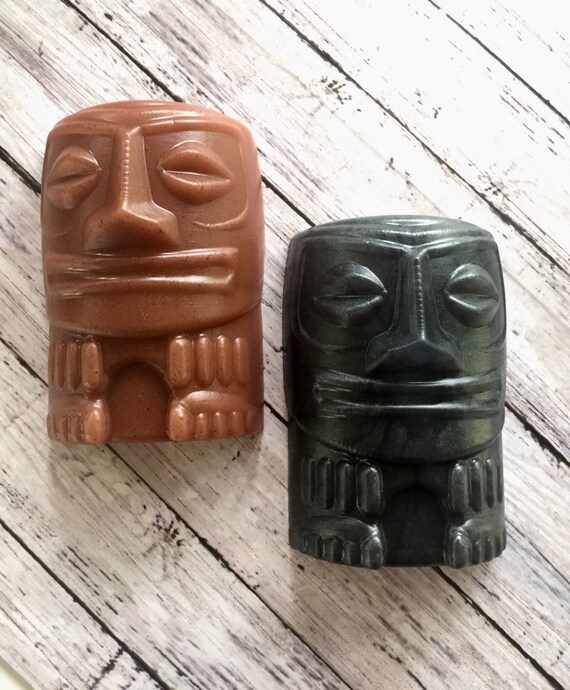 Tiki Man Soap/tiki Bar/tiki Party/aloha Hawaii Tiki Soap Bar/ | Etsy