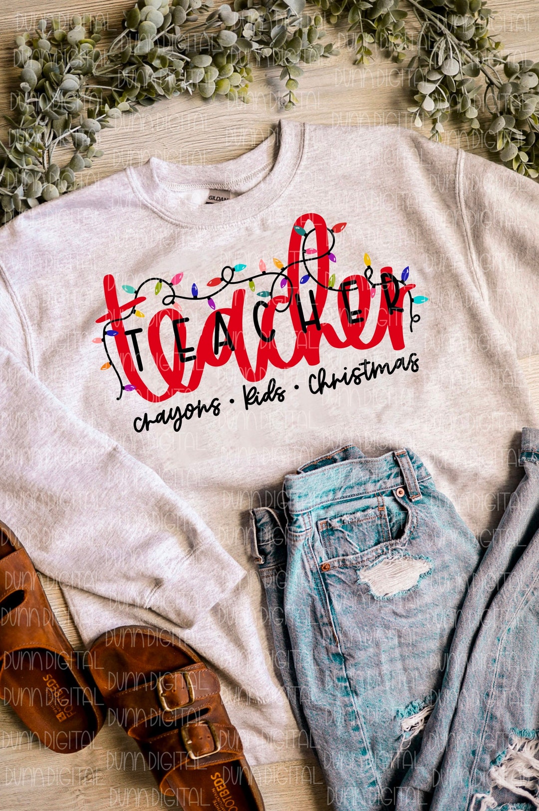 Christmas Teacher PNG Sublimation Design, Christmas Teacher Png ...