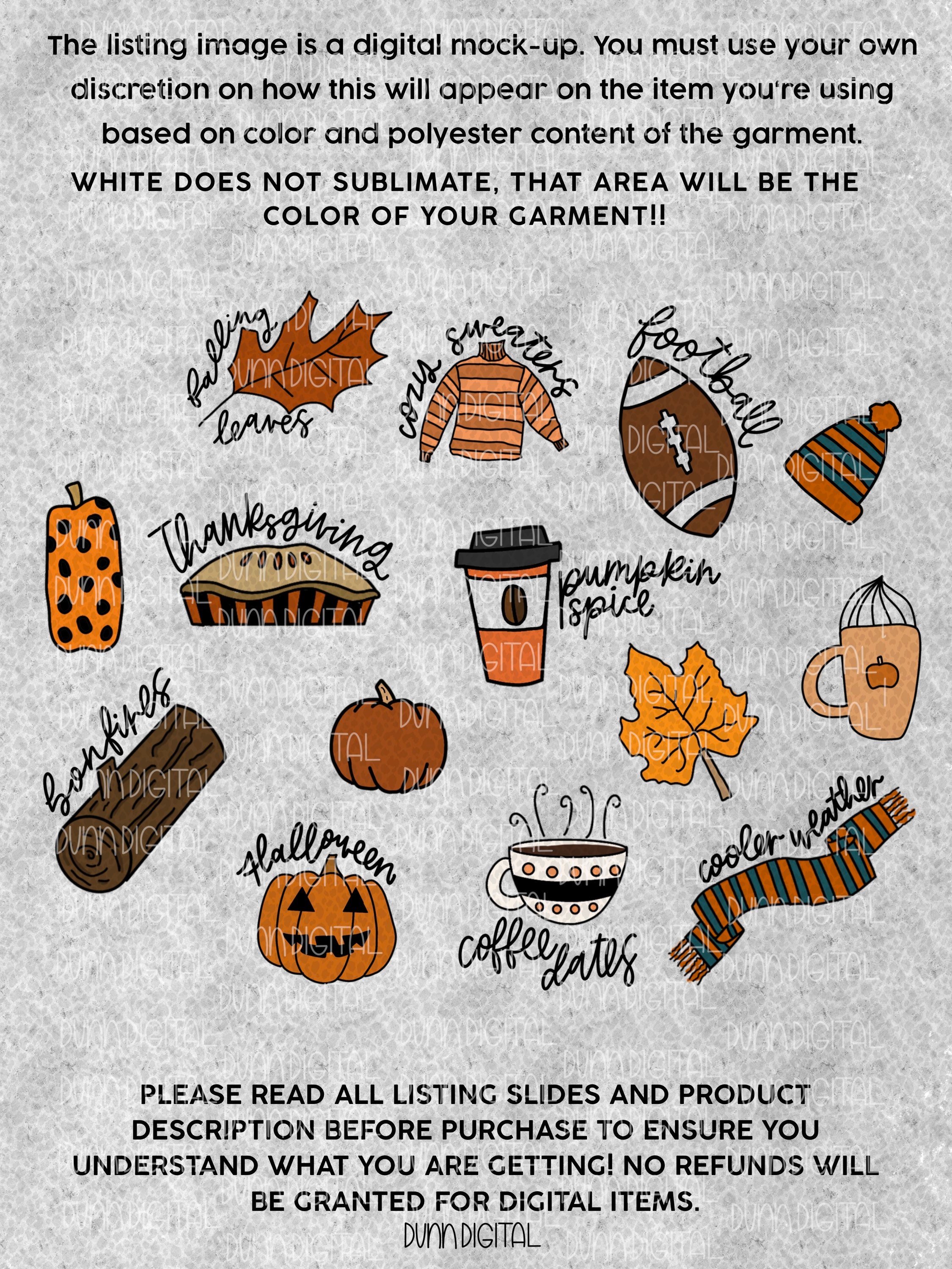 Fall PNG, Fall Shirt Design PNG, Pumpkin Sublimation Design DOWNLOAD ...