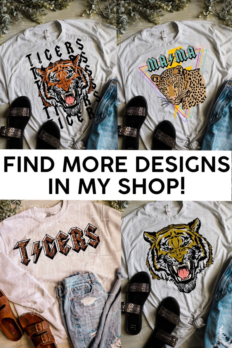 Tiger PNG Sublimation Design DOWNLOAD for Sublimation Transfer Digital ...