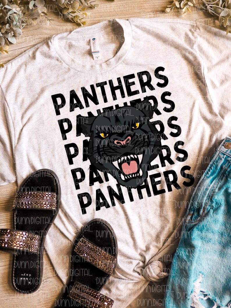 Panther Mascot PNG Panther Sublimation Design DOWNLOAD - Etsy
