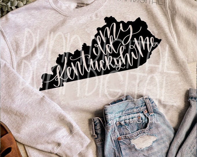 Kentucky SVG My Old Kentucky Home SVG Kentucky Shape SVG - Etsy