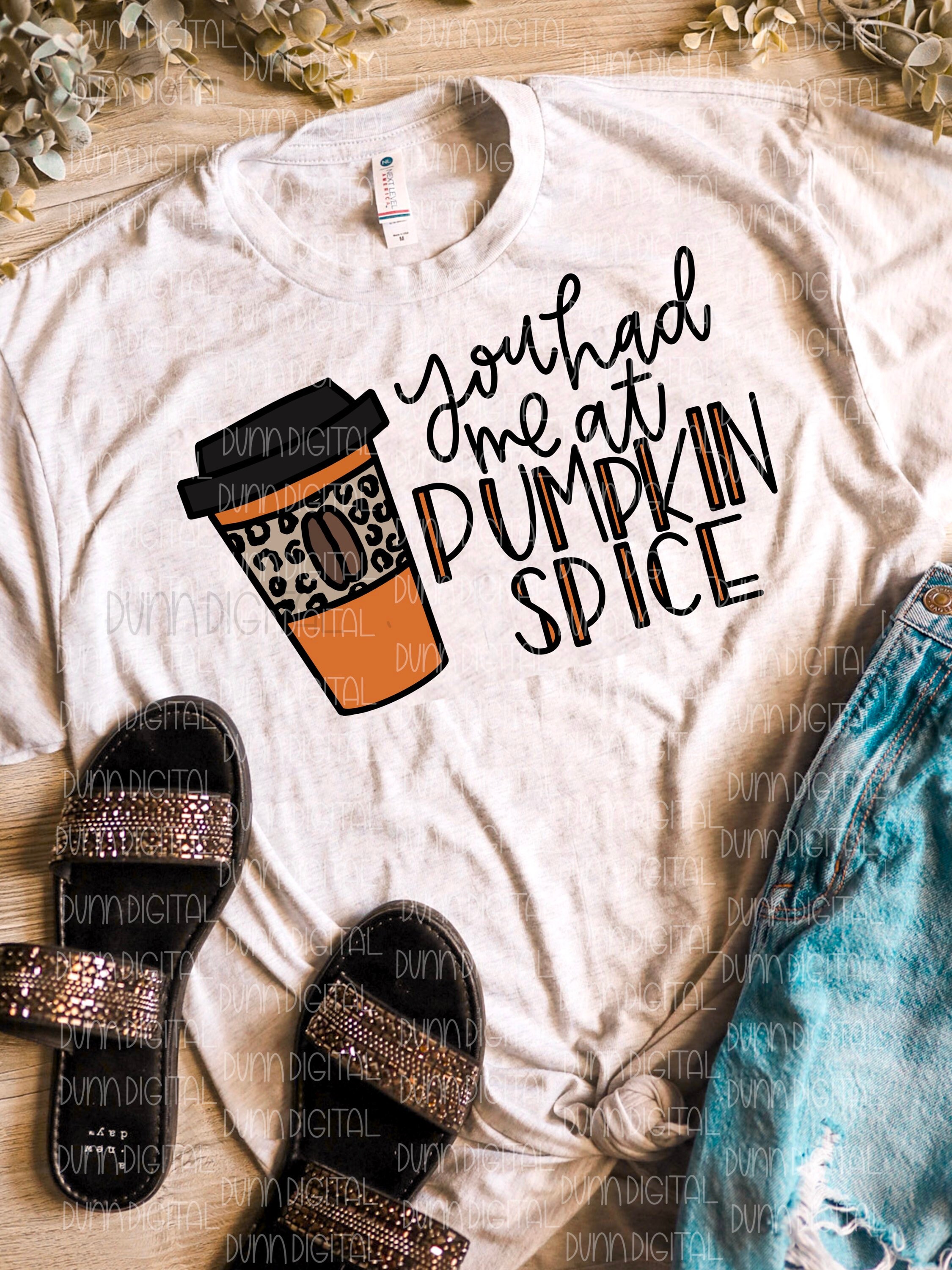 Fall PNG, Fall Shirt Design PNG, Pumpkin Spice Sublimation Design ...