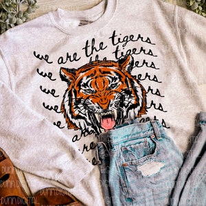 Tiger Mascot PNG, Tiger Sublimation Design DOWNLOAD, Tiger Shirt Design ...