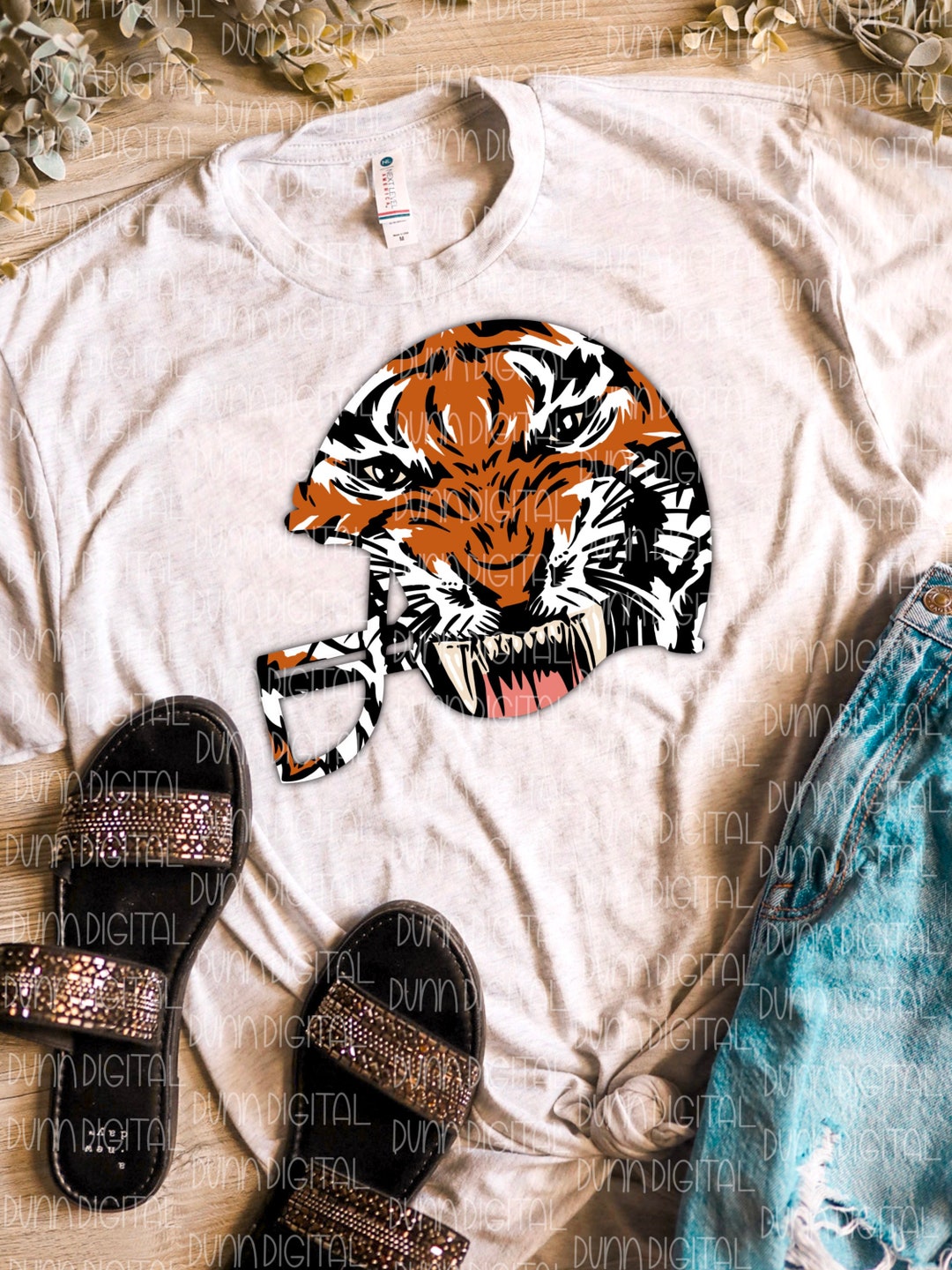 Tiger PNG Sublimation Design DOWNLOAD For, Tiger Football PNG, Tigers ...