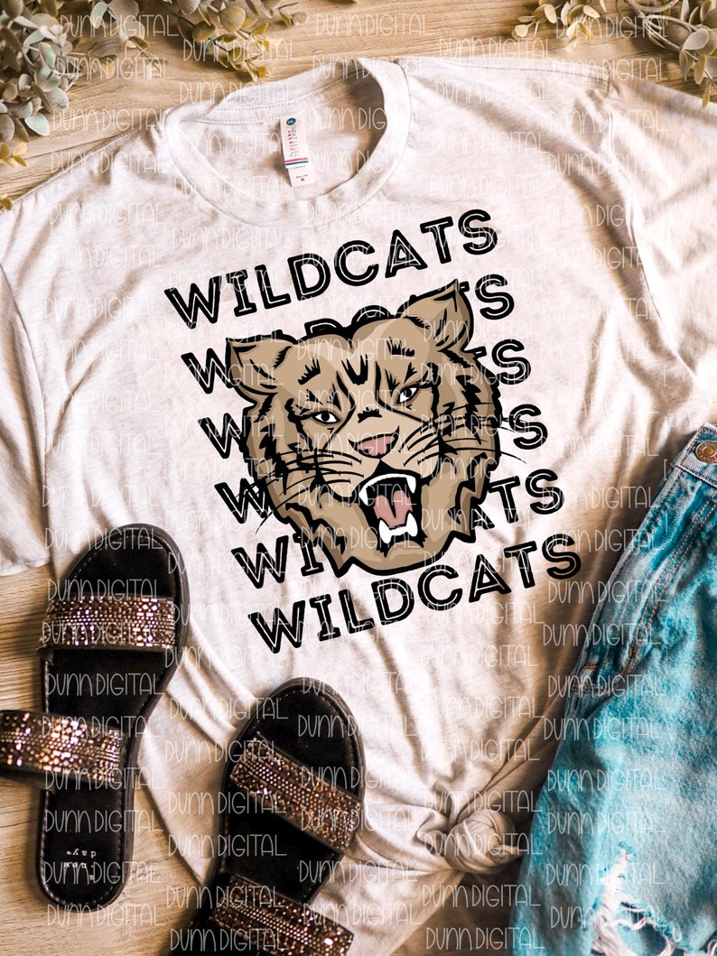 Wildcats PNG Wildcat Mascot PNG Value Pack Wildcat - Etsy