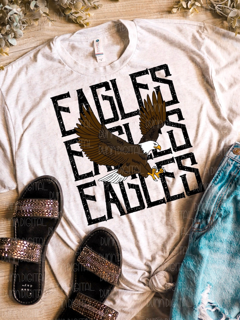 Eagles PNG Eagles Mascot PNG Eagle Sublimation Design - Etsy