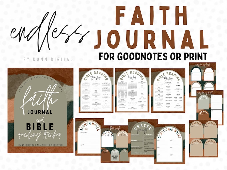 Digital Bible Journal, Goodnotes Journal, Goodnotes Template, iPad ...