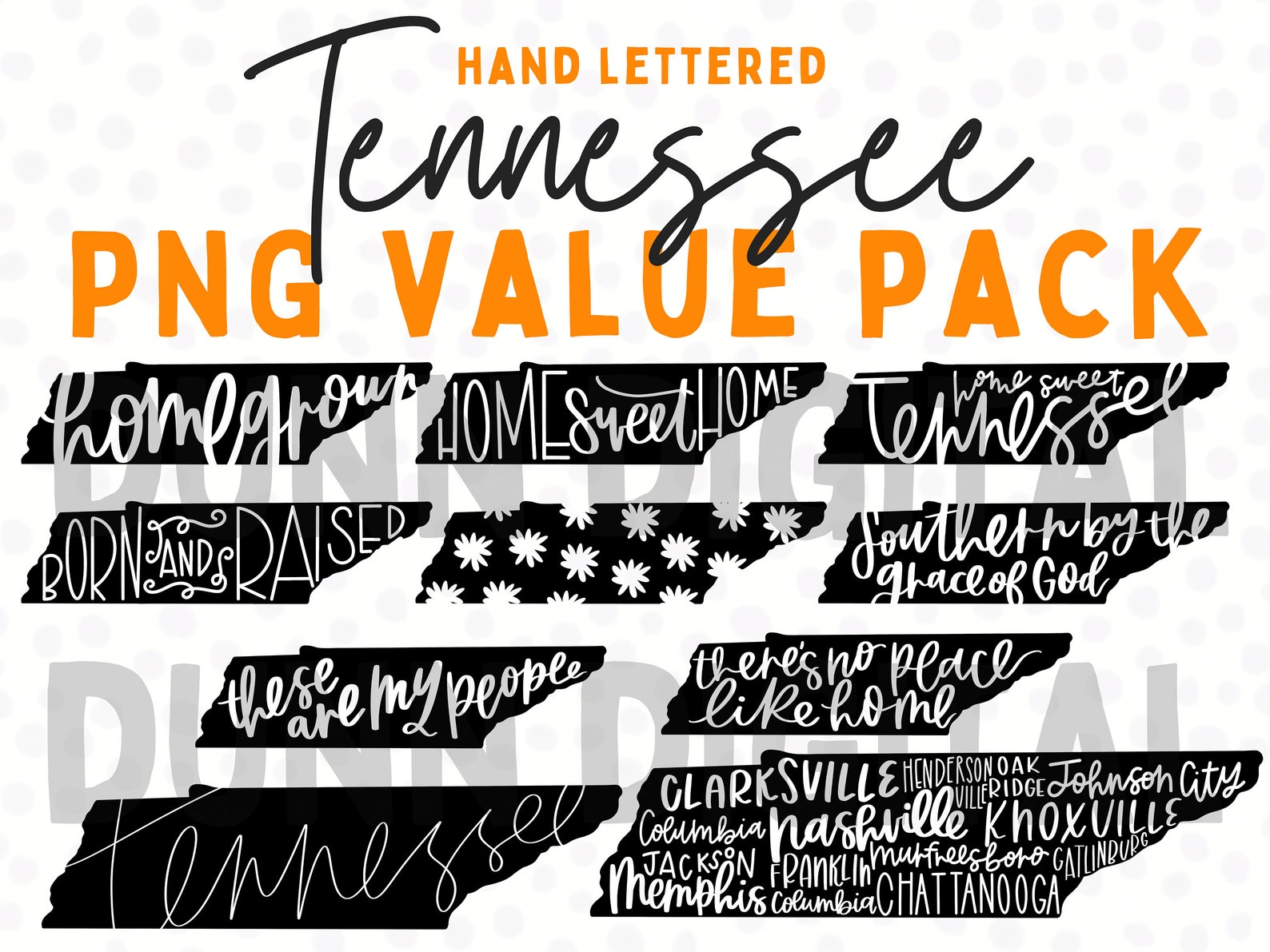 Tennessee PNG Pack Tennessee PNG Tennessee PNG Value Pack - Etsy