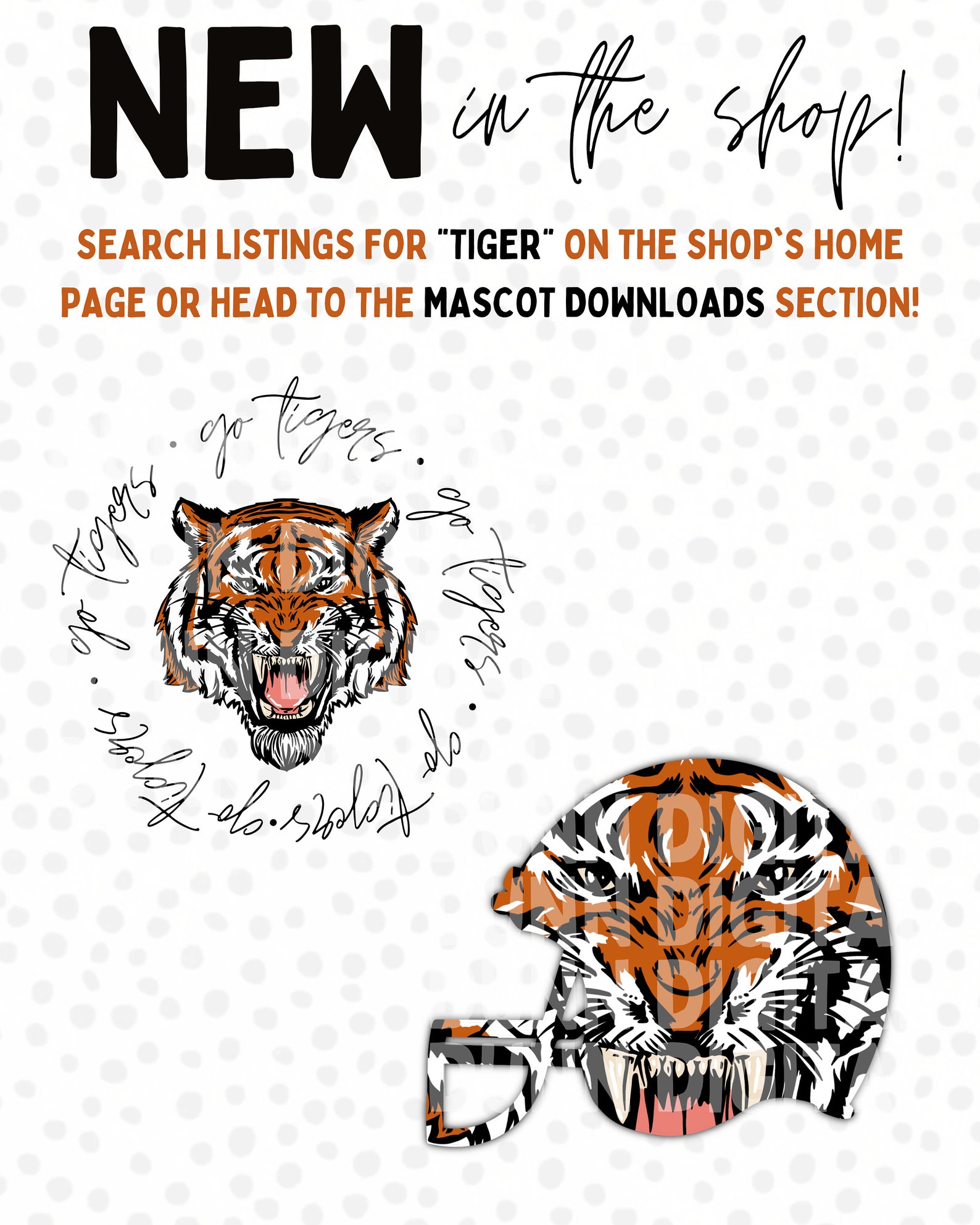 Tiger Mascot PNG, Tiger Sublimation Design DOWNLOAD, Tiger Shirt Design ...