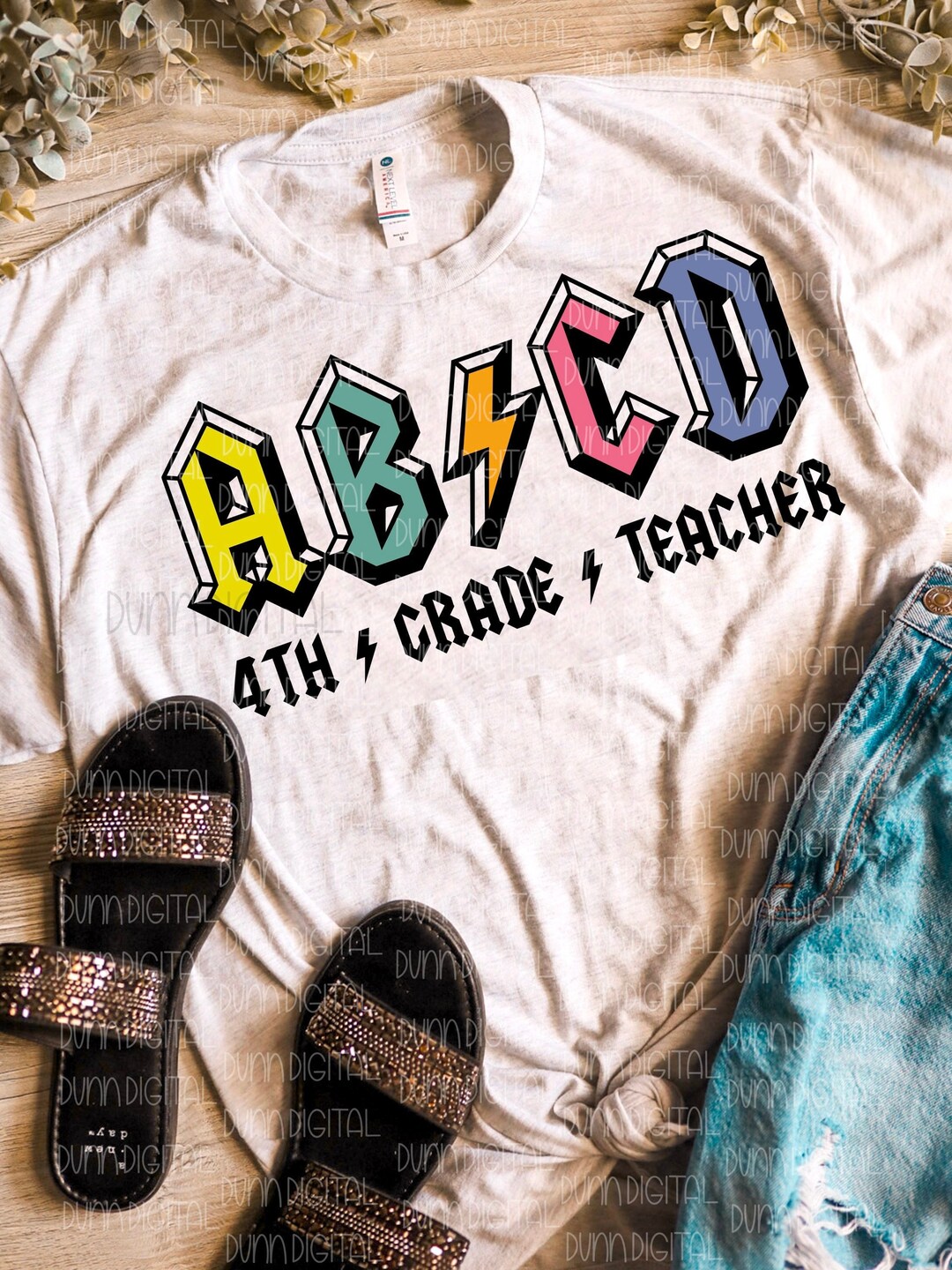 4th Grade Teacher PNG Sublimation Design DOWNLOAD, 4th Grade Teacher ...