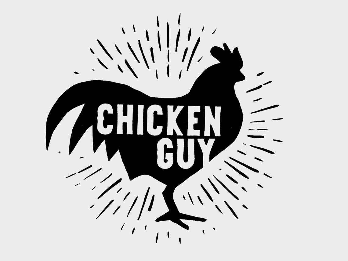 Chicken Guy Rooster Clip Art | PNG and SVG Files - Etsy