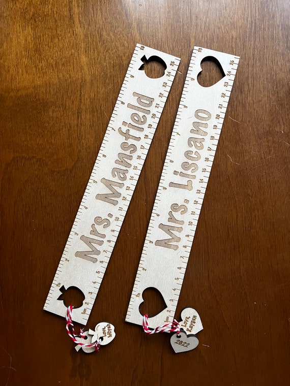 10 Ruler Teacher Appreciation Gift Personalized - Etsy
