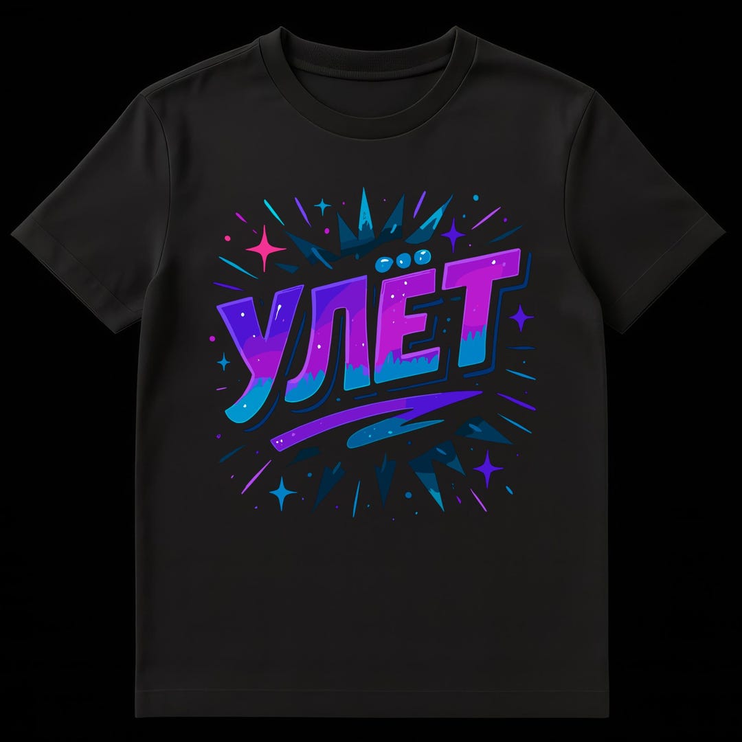 Russian T-shirt Rave Enthusiast Mind-blowing Slang Youth Culture ...