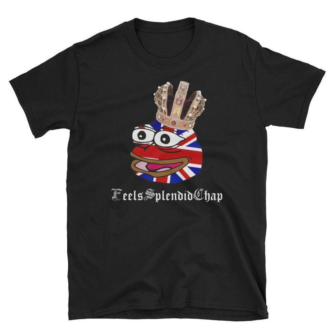 Funny Pepe the Frog T-shirt: British Queen Meme Shirt - Etsy