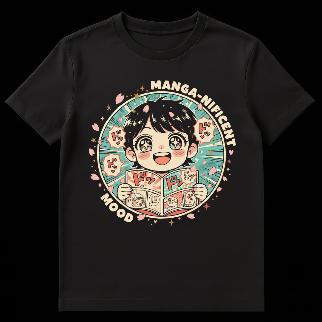 Manga Enthusiast Manga-nificent Mood Anime Fandom Unisex T-shirt - Etsy