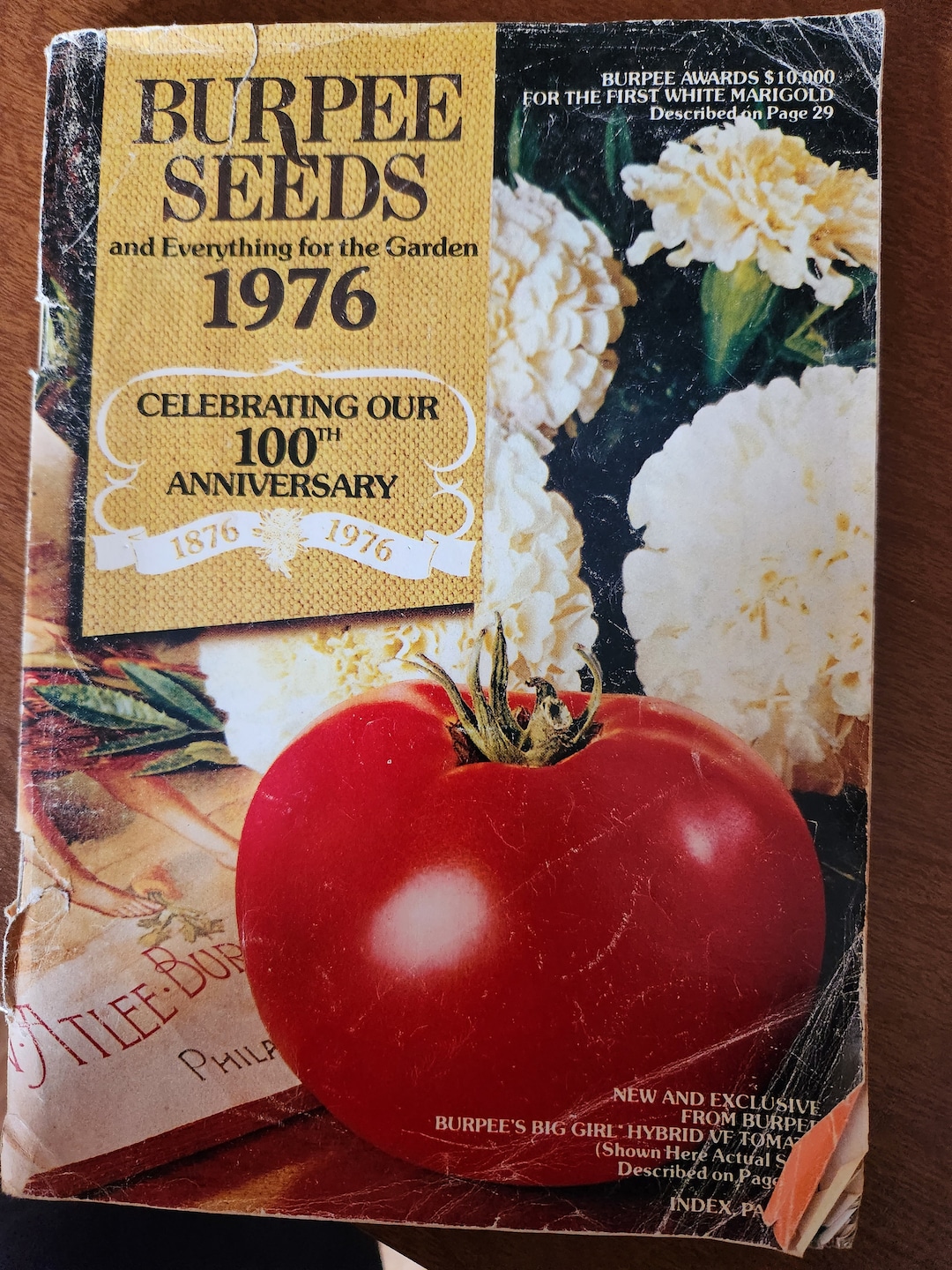 Vintage Burpee Seeds 1976 Catalog 100th Anniversary Edition Flowers ...